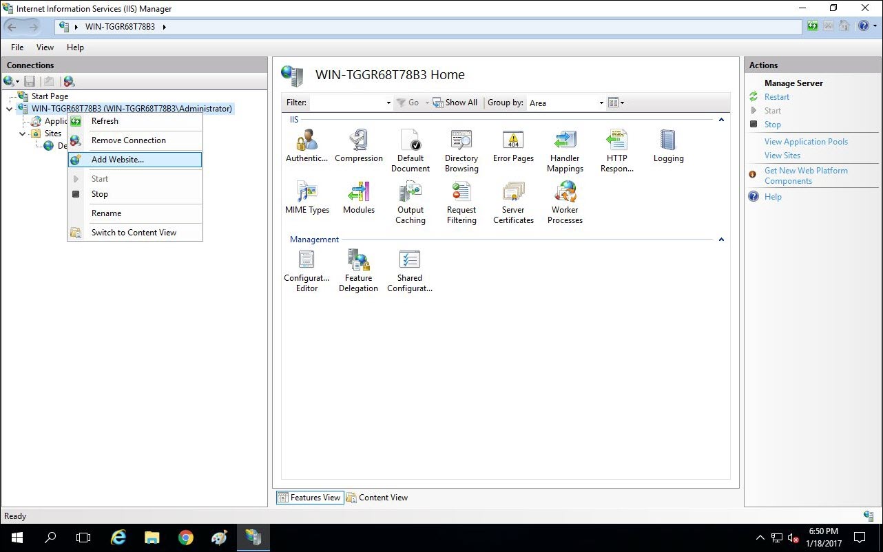Standard Installation