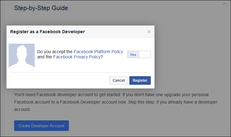 Facebook Authentication